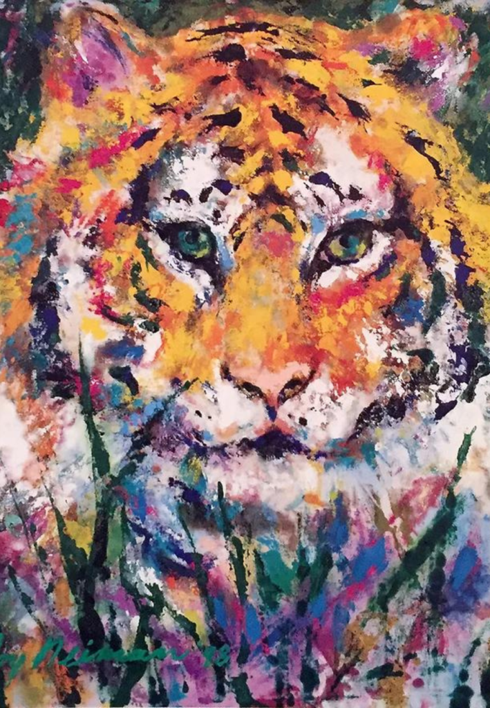 Taste of Art | Textured Animal Portraits inspired by Leroy Neiman